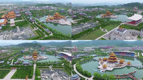 【4k合集】航拍横店圆明新园新长春园视频素材下载编号16996375光厂vj师网