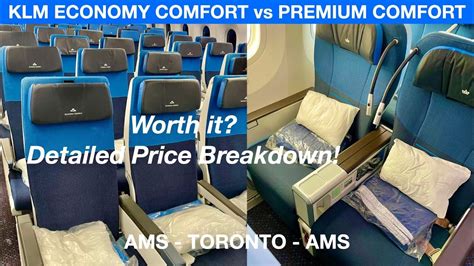 Klm Economy Comfort Vs Premium Comfort Klm 787 10 Toronto Amsterdam
