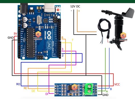 Wind Direction Sensor Using Rs485 And Arduino Uno General Guidance