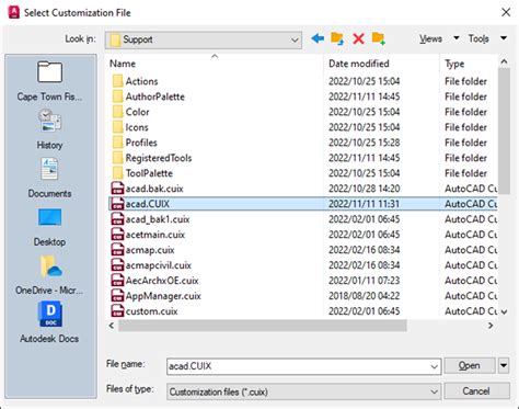 Autocad 2023 Restore Ribbon By Reloading Customization File