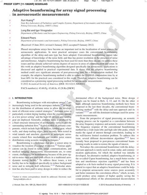 Pdf Adaptive Beamforming For Array Signal Processing In · Pdf File