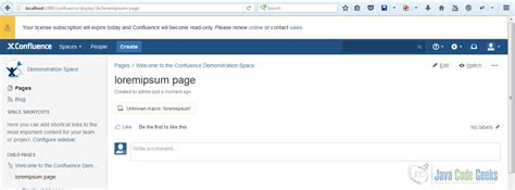 How To Intercept Confluence Content Before Its Rendered Java Code Geeks
