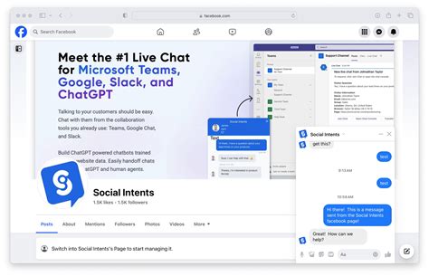 How To Create A Facebook Messenger Ai Chatbot With No Code Social Intents Knowledge Base