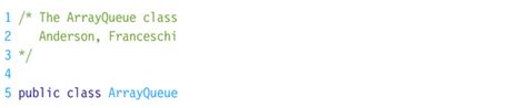 solved 1 ∗ the arrayqueue class 2 anderson franceschi 3∗ 4