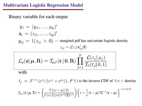 Ppt Bayesian Multivariate Logistic Regression By Sean Obrien And David Dunson Biometrics
