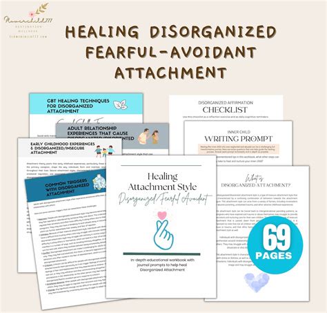 Disorganized Attachment Style Workbook Fearful Avoidant Attachment