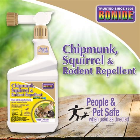 Bonide Rodent Repellent Chipmunk And Squirrel Control Fresh Start