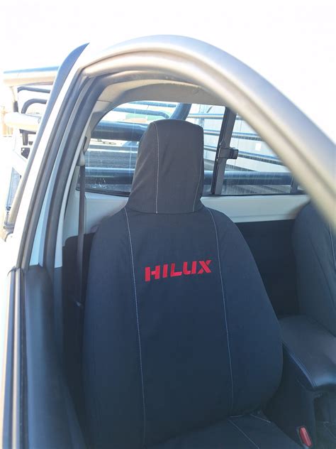 Hilux Highline Seat Covers CamelThorn Canvas