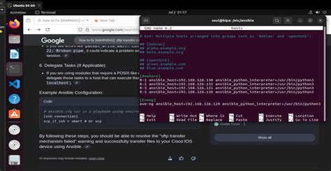 Sftp And Scp Errors When Trying To Ping My Cisco Iosv On Eve Ng Get Help Ansible