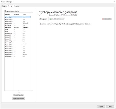 eyelink not working under psychopy 2023 2 3 plugin required coding psychopy