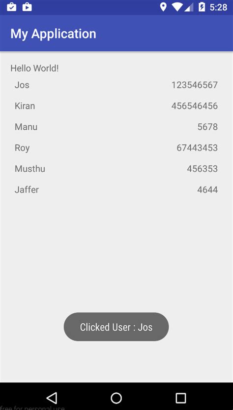 Android Recyclerview Example Wiki