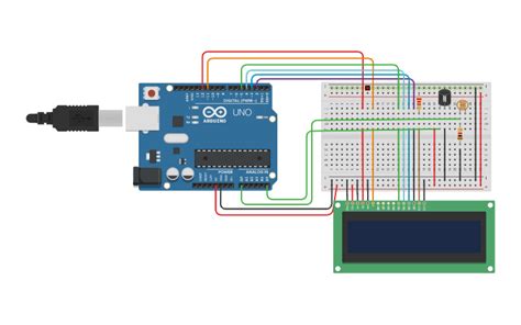 Circuit Design Display Lcd Tinkercad