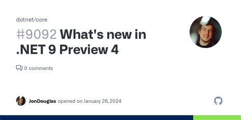 What S New In Net Preview Issue Dotnet Core Github