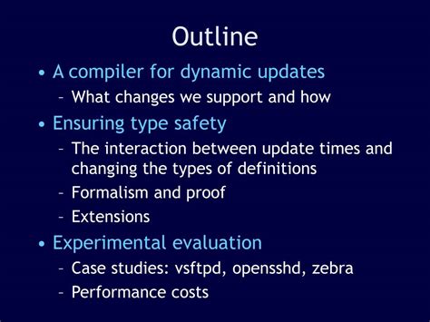 ppt dynamic software updating introduction and foundation powerpoint