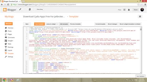 How To Change Your Blogger Template Mobile Template