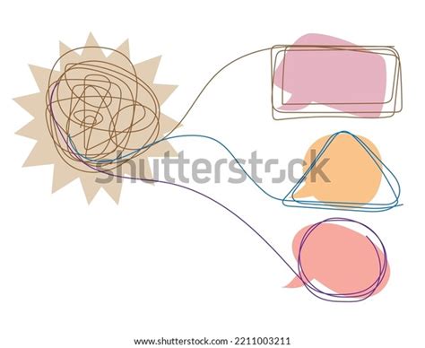 Concept Conversation Talking Psychologist Unraveling Problems Stock