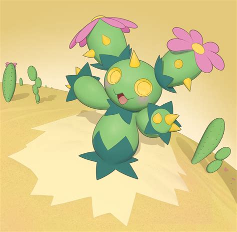 Maractus Pokemon Drawn By Inkune Danbooru