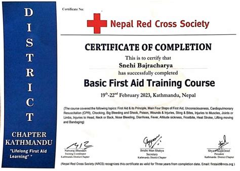 Snehi Bajracharya On Linkedin Community Training Firstaider