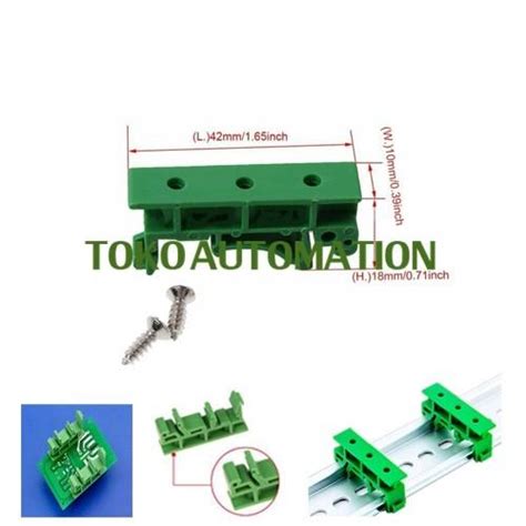 Jual Drg01 Drg 01 Din 35 Mounting Bracket Screw Pcb Din Rail Adapter Pw92 Jakarta Utara