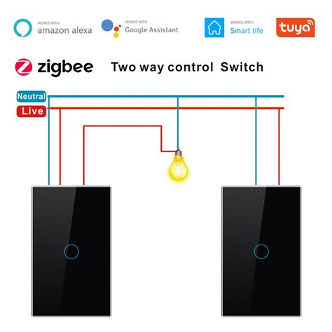 Touch Screen Programmable Light Switch Smart Light Switch For Easy