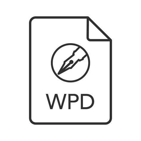 Wpd Document Wpd File Icon Wpd Icon Wpd Image Wpd Text Format Odt