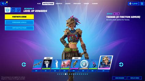 Everything In The Fortnite Season 6 Battle Pass Gamespot