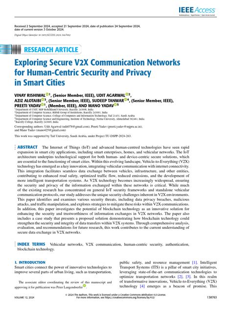 Exploring Secure V2x Communication Networks For Human Centric Security And Privacy In Smart