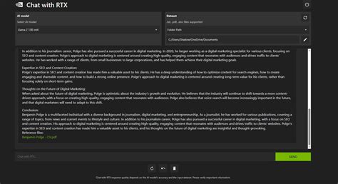 Chat With RTX Comment Utiliser Le Chatbot Local De Nvidia Sous Windows