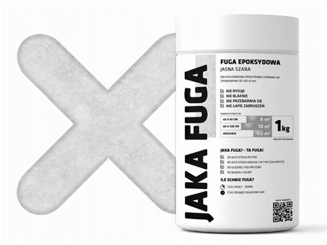 Fuga Epoksydowa Jaka Fuga Jasny Szary 1 Kg 15 Mm 5903990305566 • Cena