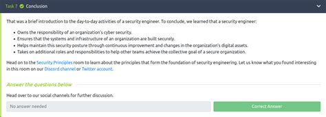 Tryhackme Security Engineer Intro