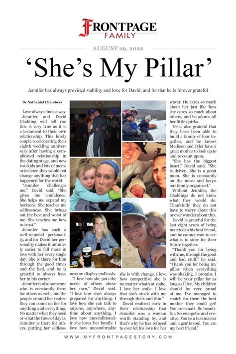 ‘shes My Pillar Jennifer