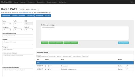 Tester MedShakeEHR Logiciel Modulaire Universel Open Source Pour