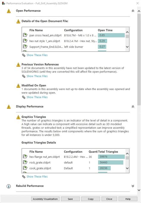Performance Evaluation With Solidworks Assembly Computer Aided Technology