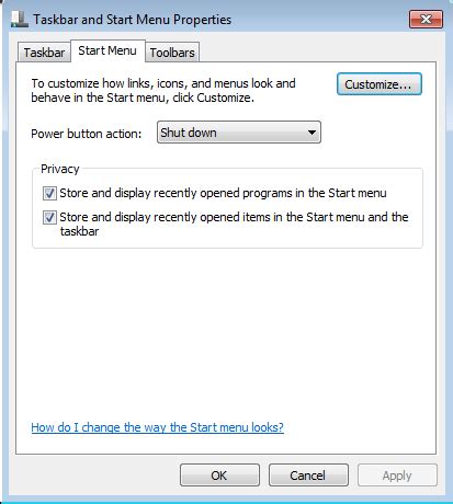 How Do I Customize My Windows Start Menu