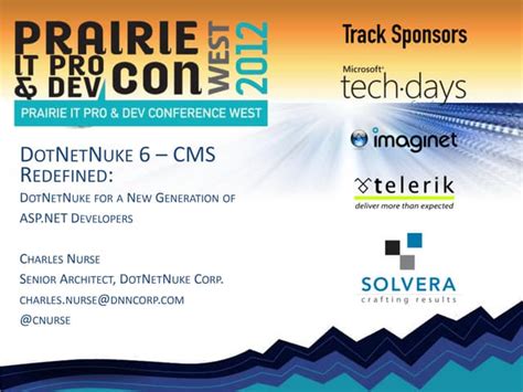 Dotnetnuke Cms Redefined Ppt