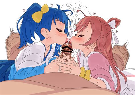 Sora Harewataru And Nijigaoka Mashiro Precure And 1 More Drawn By