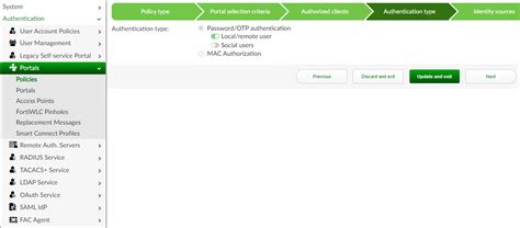 Technical Tip Configure A Captive Portal With Dev Fortinet Community