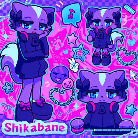 Aggretsuko Shikabane 💜🦨 By Inkytrash On Newgrounds
