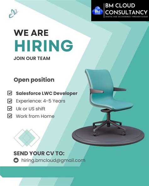 Salesforce Lwc Hiringnow Salesforcedeveloper Techjobs Careers Joinus Salesforcedeveloper