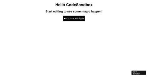 React Apple Login Examples Codesandbox React Apple Login Examples Codesandbox