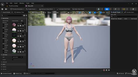 Risa Female Character Base Mesh 3d Model By Techykitty