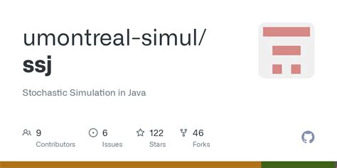 Github Umontreal Simulssj Stochastic Simulation In Java