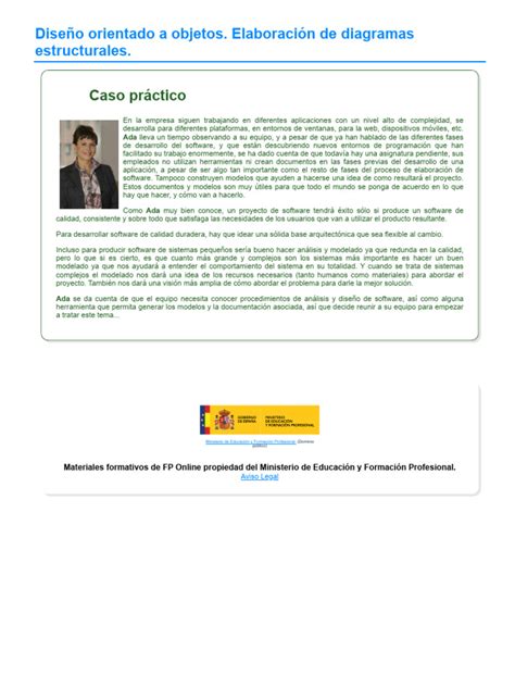 Diseño Orientado A Objetos Elaboración De Diagramas Estructurales Pdf Objeto Informática
