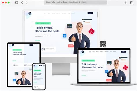 10 best react portfolio website templates 2024 freshdesignweb