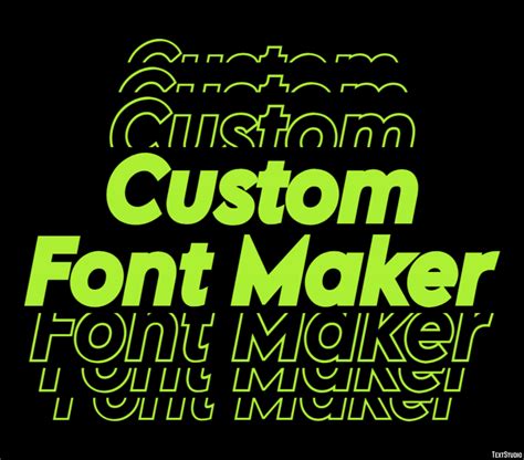 Custom Font Maker Text Effect And Logo Design Font