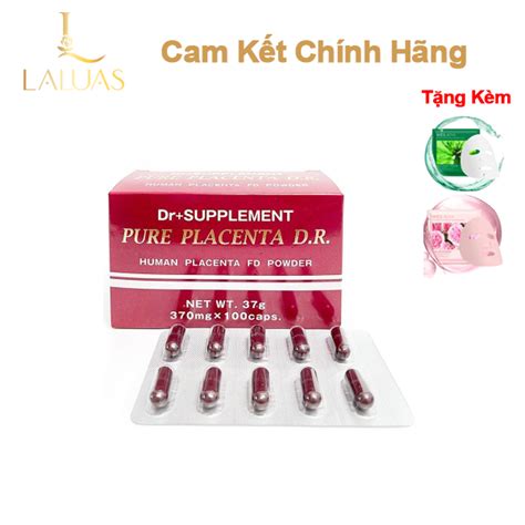 Dr Supplement Pure Placenta Dr Stem Cell Pills 370mg 100 Pills