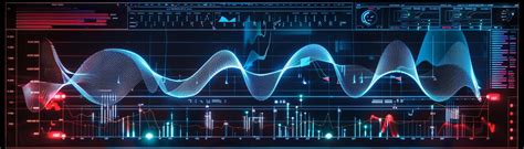 premium photo oscilloscope display an oscilloscope screen displaying