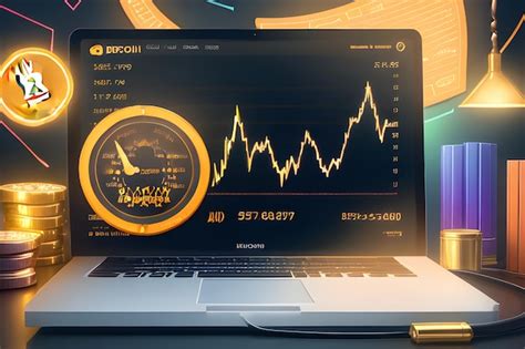 Premium AI Image Illustration Of Bitcoin And Ethereum Cryptocurrency With Candle Stick Graph