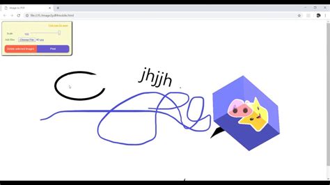 Image To Pdf Converter In Html Git Hub Code Link In Description Youtube