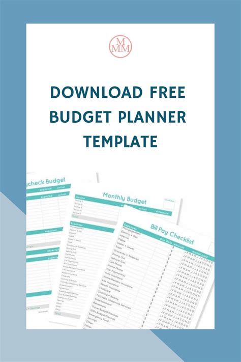 Budget Planner 15 Free Printable Monthly Budget Planner Template